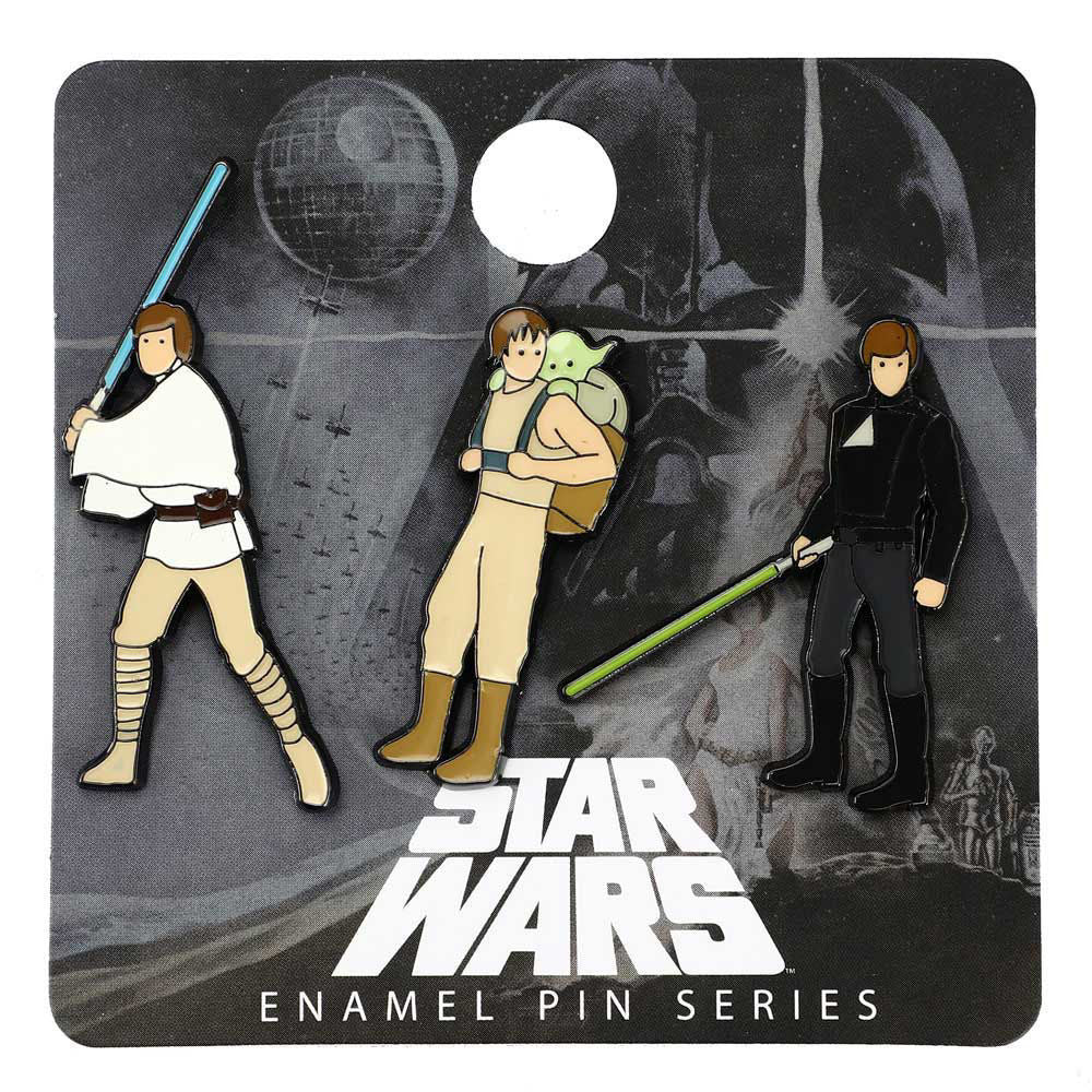 Bioworld: Star Was Luke Skywalker Jedi Story Pins – Shop Toyz N Fun