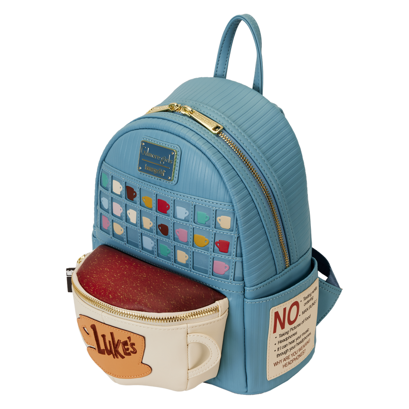 Loungefly Gilmore Girls Lukes Diner Domed Coffee Cup Mini Backpack ...