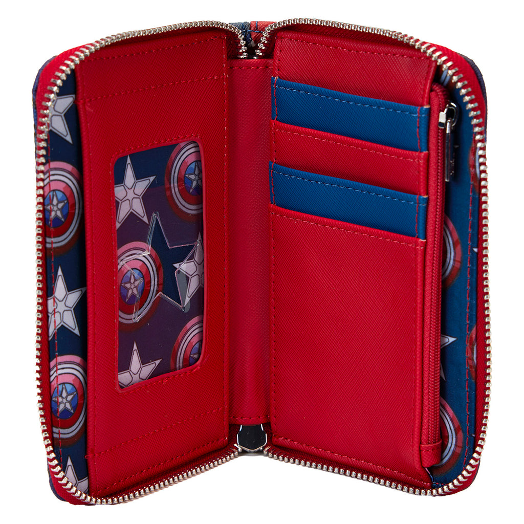 Loungefly Marvel Captain America: Brave New World Zip Around Wallet ...