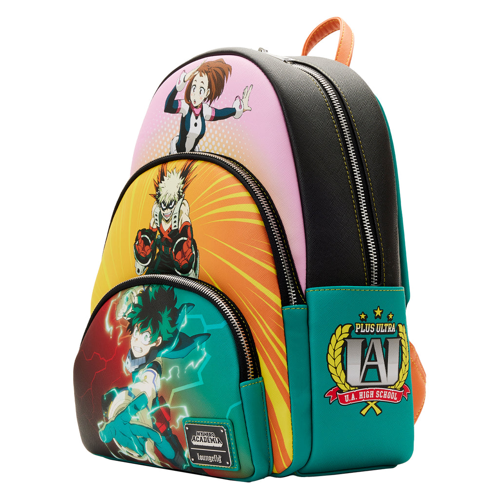 Loungefly My Hero Academia Triple Pocket Scene Mini Backpack – Shop ...