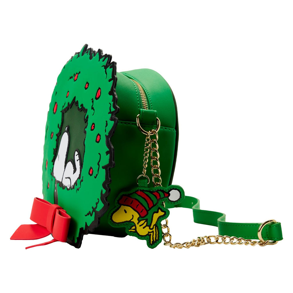Loungefly Peanuts Snoopy Woodstock Light Up Wreath Crossbody Bag – Shop ...